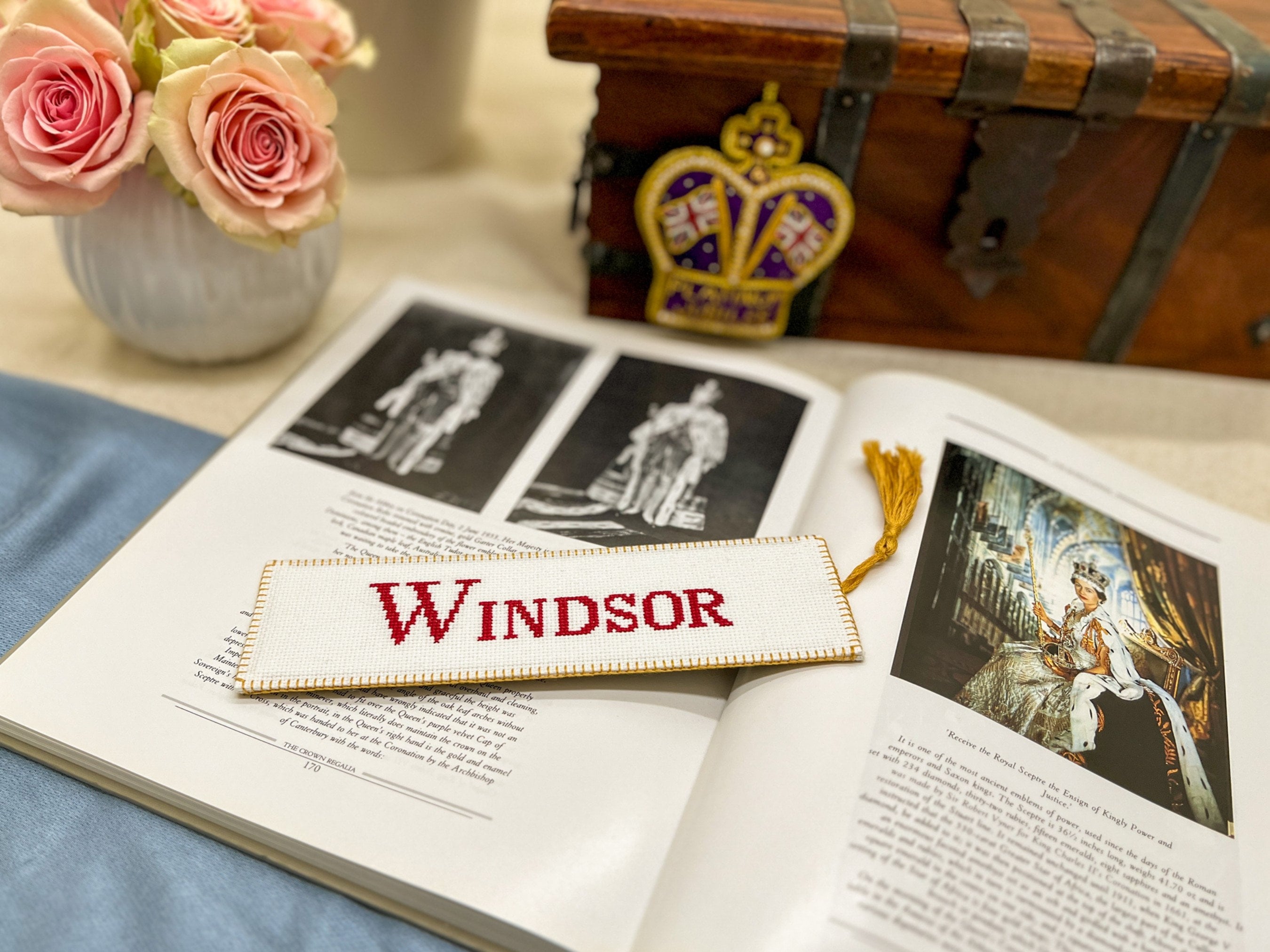 House of Windsor Bookmark Cross Stitch Pattern PDF Instant Download ...