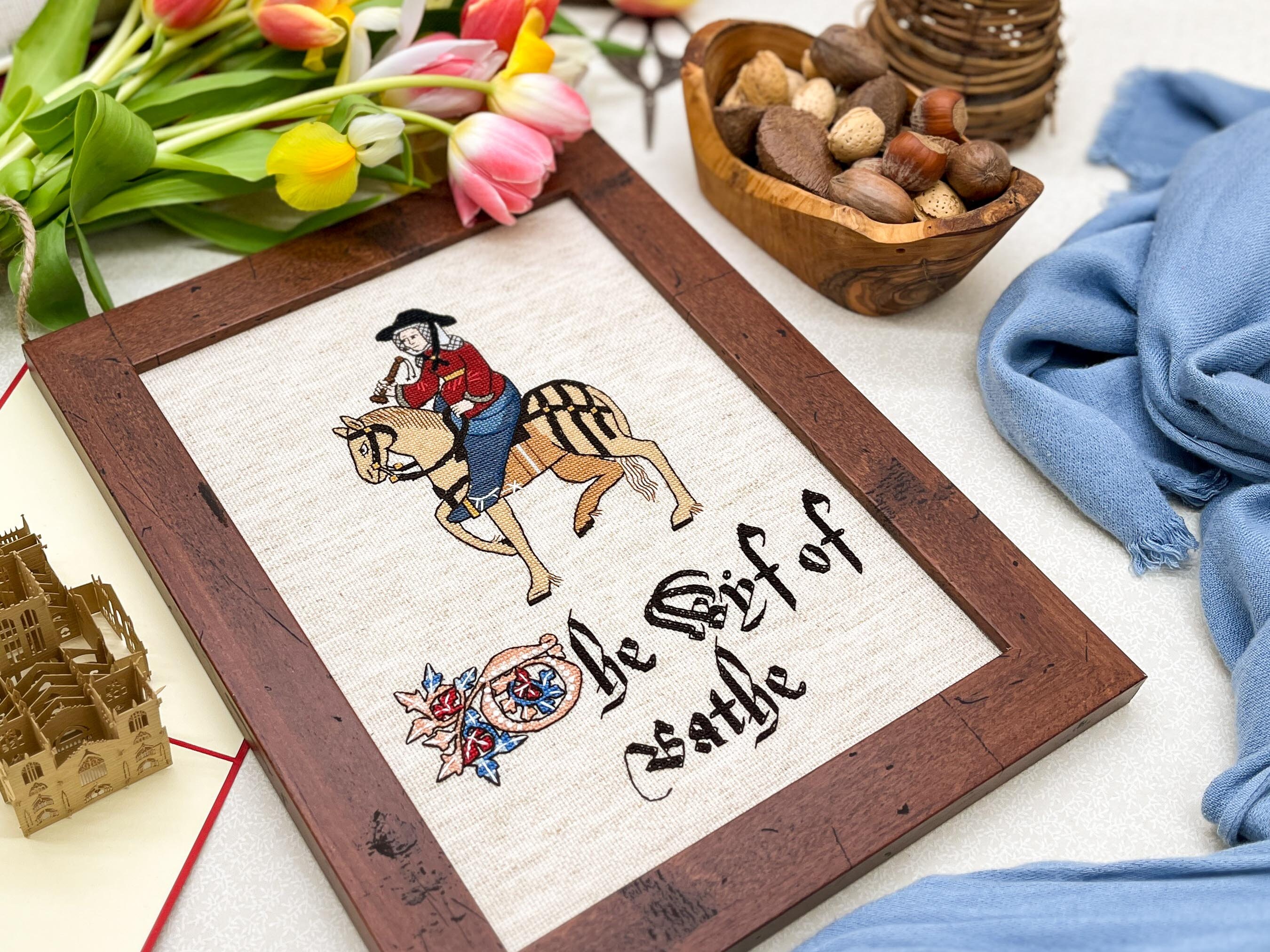 Canterbury Tales Cross Stitch Pattern: Wife of Bath | PDF Instant ...