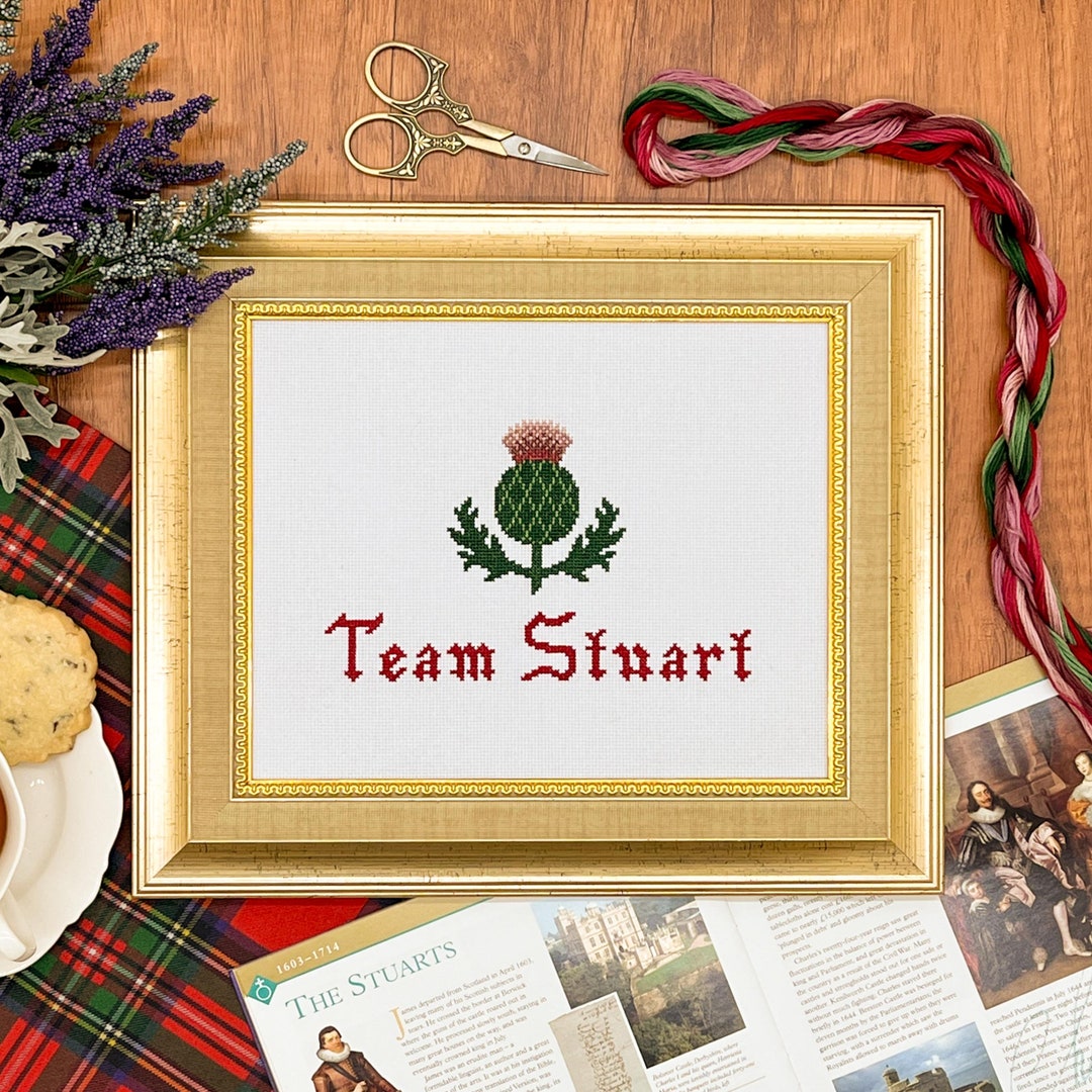 Team Stuart Cross Stitch Pattern (small) | PDF Instant Download | Gift ...