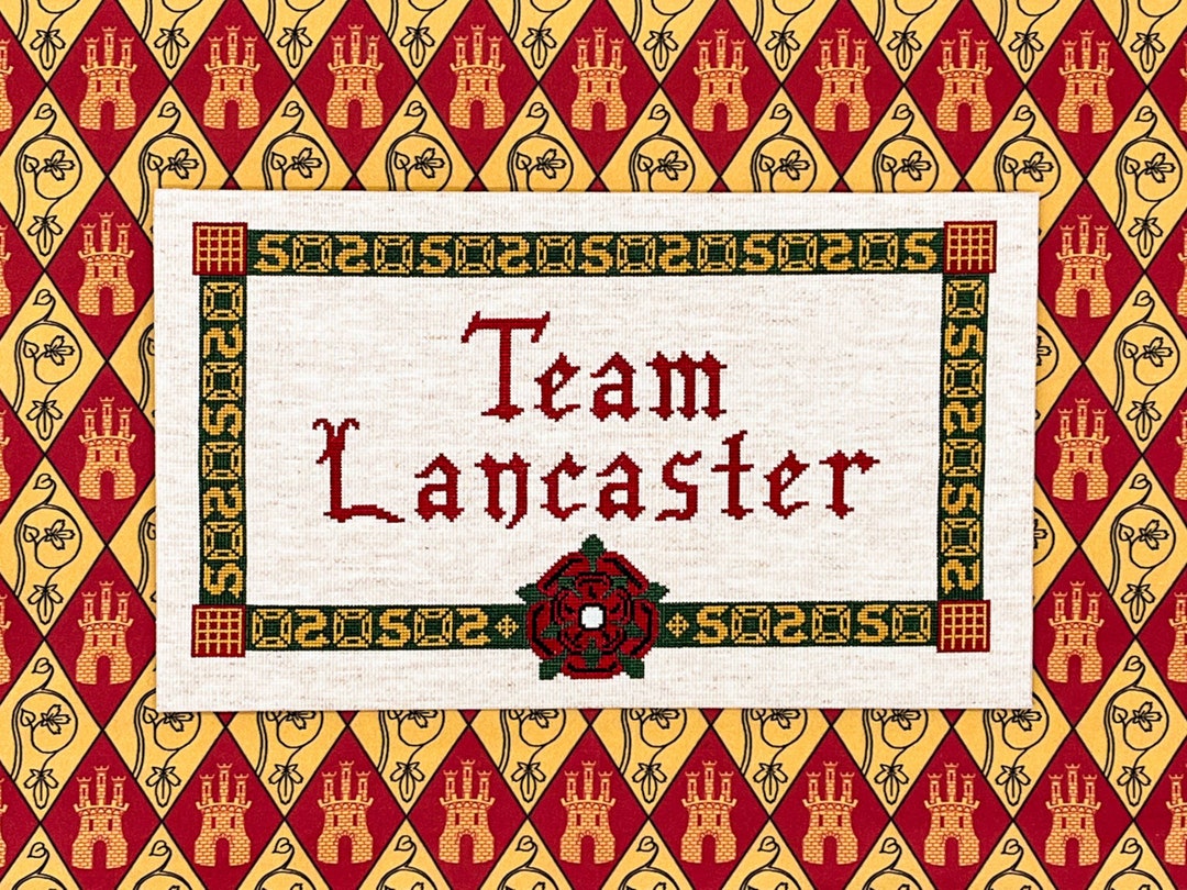 Team Lancaster Cross Stitch Pattern large PDF Instant - Etsy