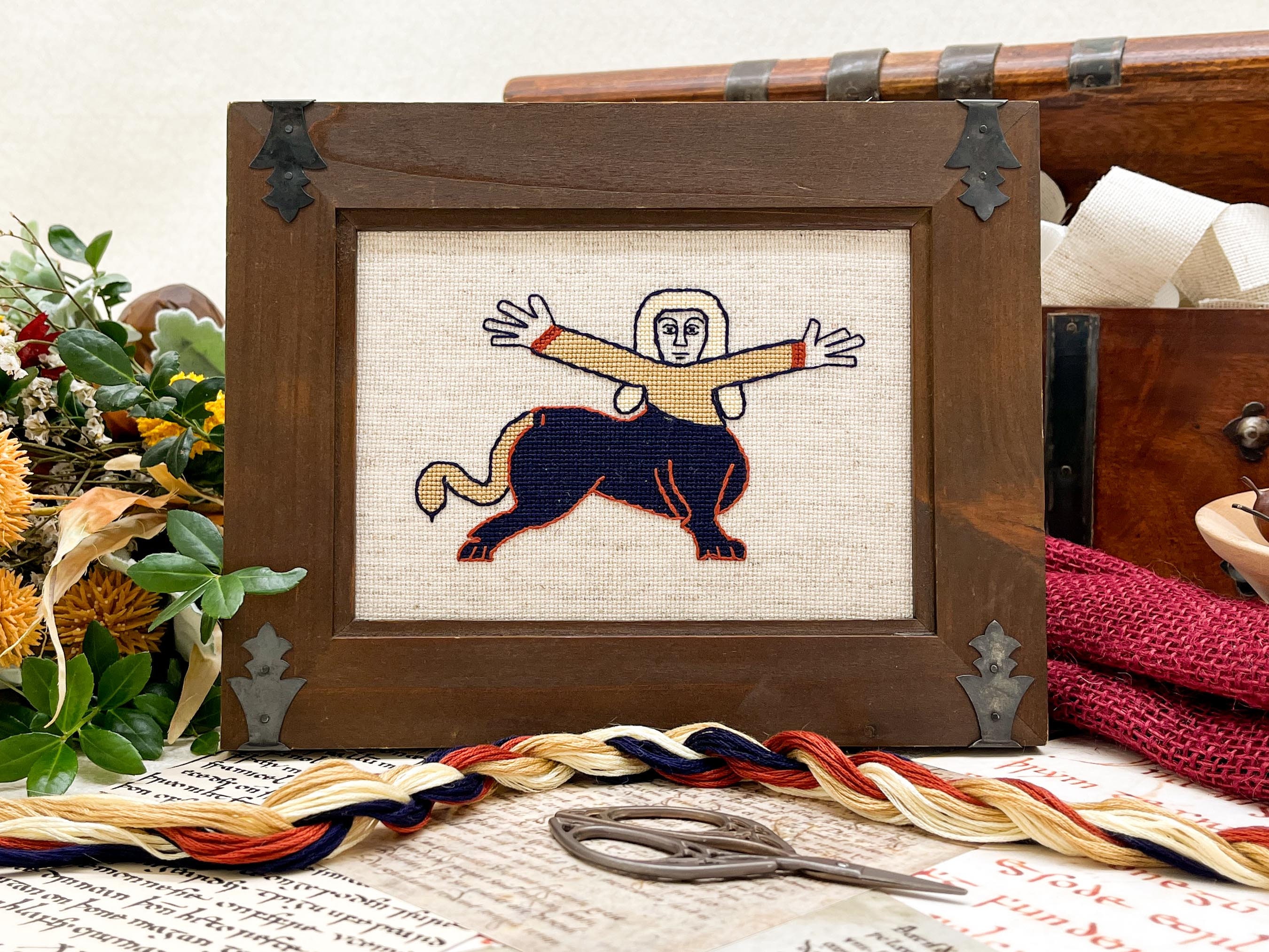 Bayeux Tapestry Cross Stitch Pattern: Centaur | PDF Instant Download ...