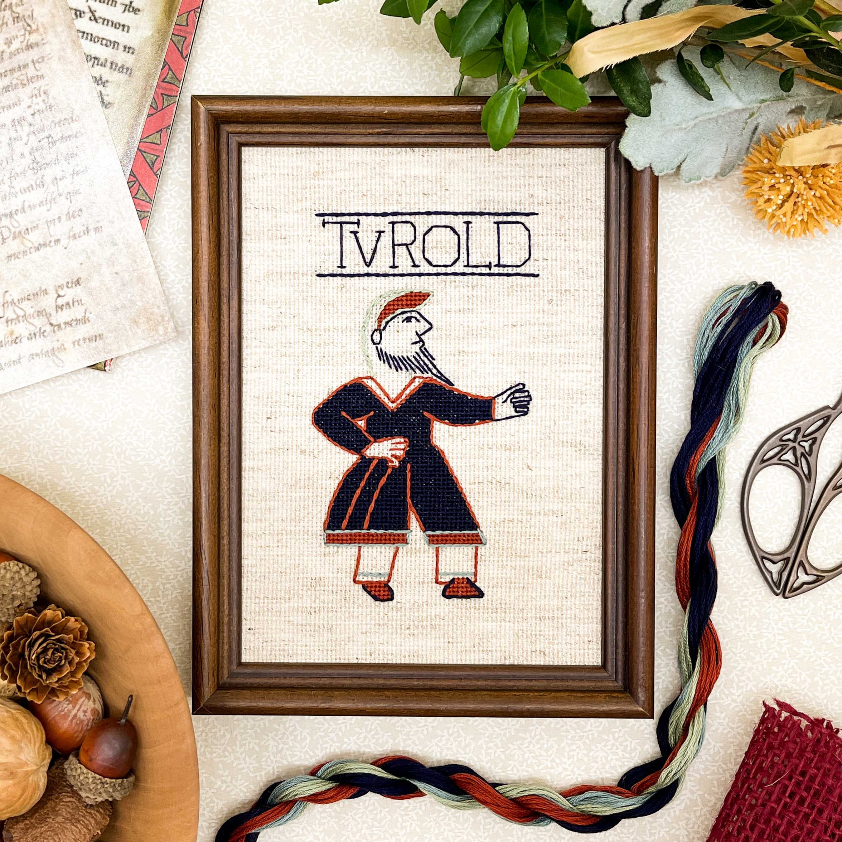 Bayeux Tapestry Cross Stitch Pattern: Turold | PDF Instant Download ...