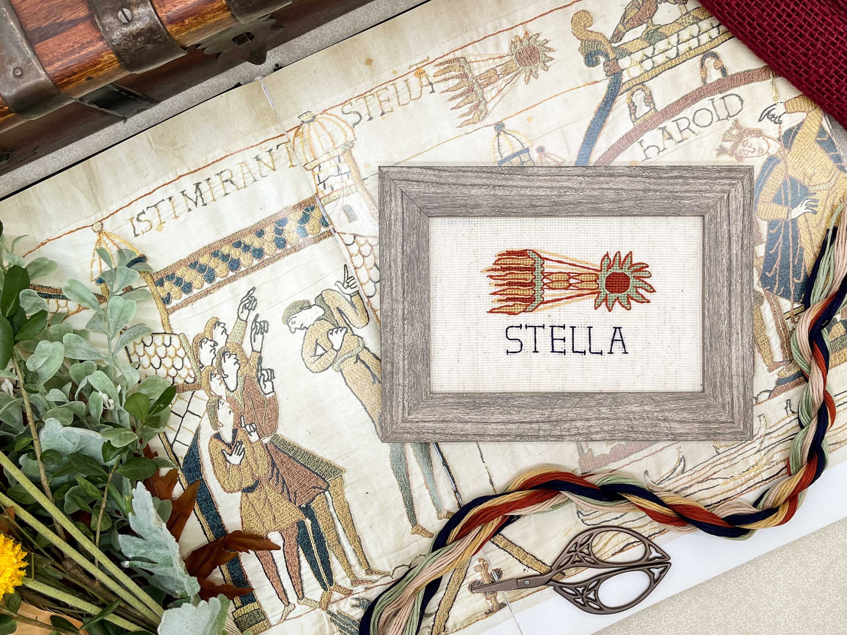 Bayeux Tapestry: Halley’s Comet Cross Stitch Pattern | PDF Instant ...