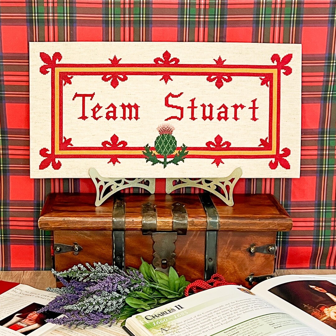 Team Stuart Cross Stitch Pattern (large) | PDF Instant Download | Gift ...