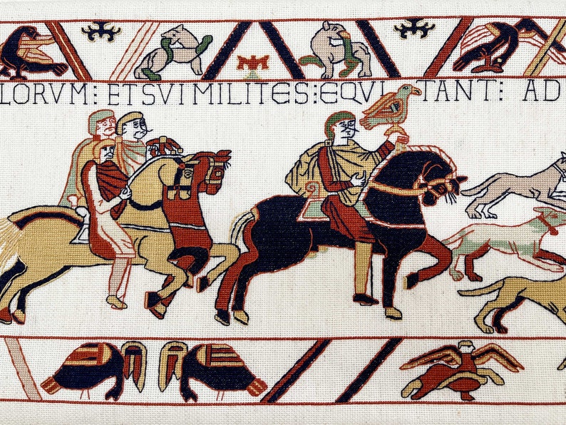 Bayeux Tapestry Cross Stitch Pattern: Harold Godwinson’s Entourage ...
