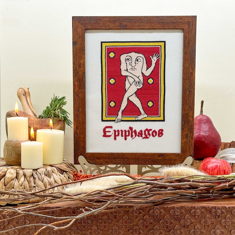 Medieval Beast: Headless Man Cross Stitch Pattern | PDF Instant ...