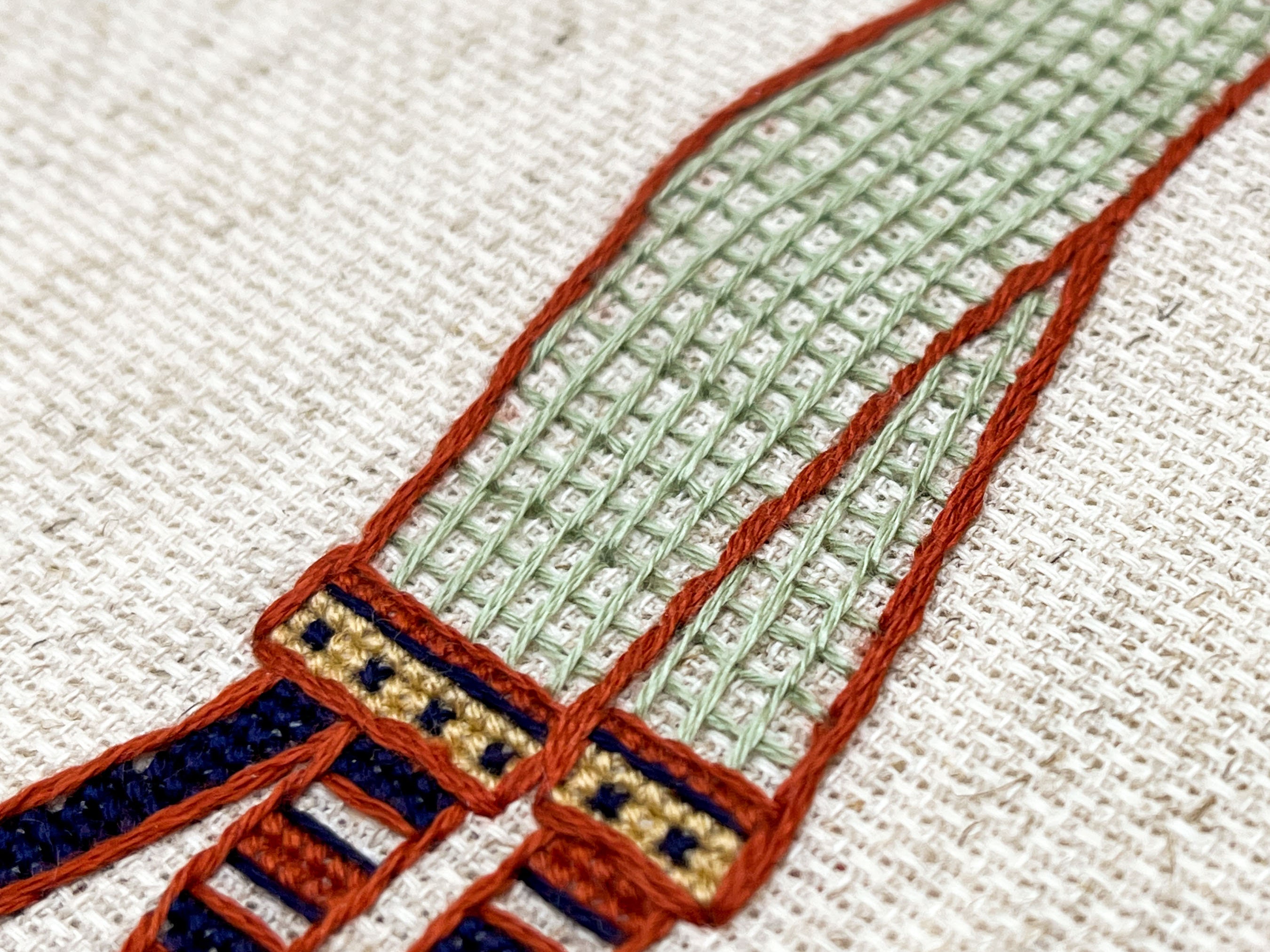 Bayeux Tapestry Cross Stitch Pattern: William Giving Arms to Harold ...