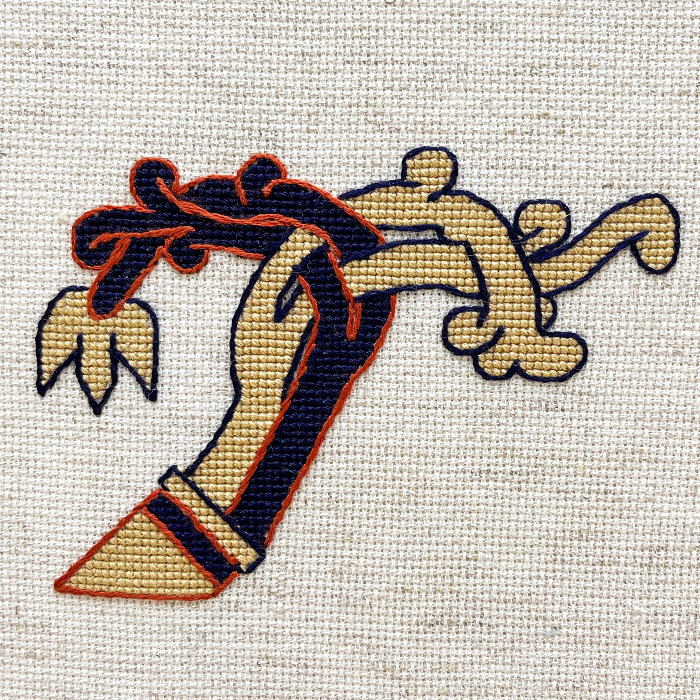 Bayeux Tapestry Cross Stitch Pattern: Goat and Tree | PDF Instant ...