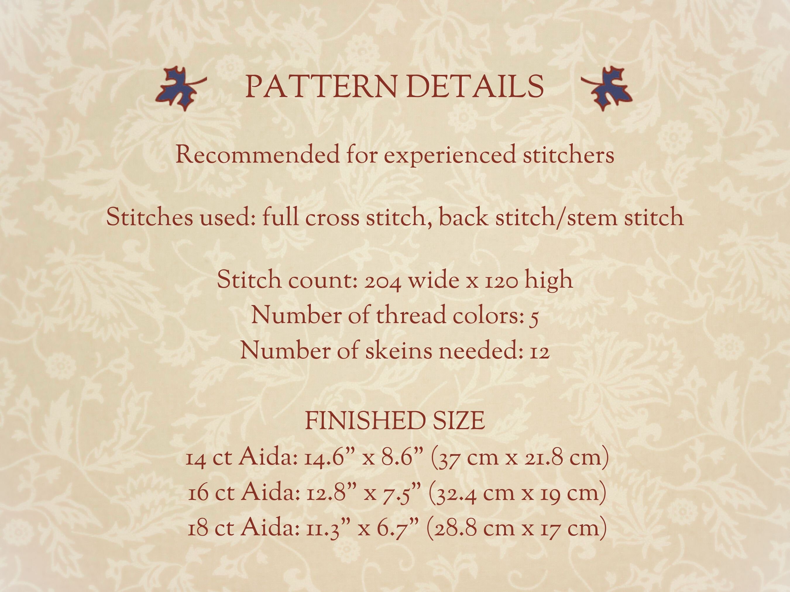 Sutton Hoo Birds Cross Stitch Pattern | PDF Instant Download | Gift for ...