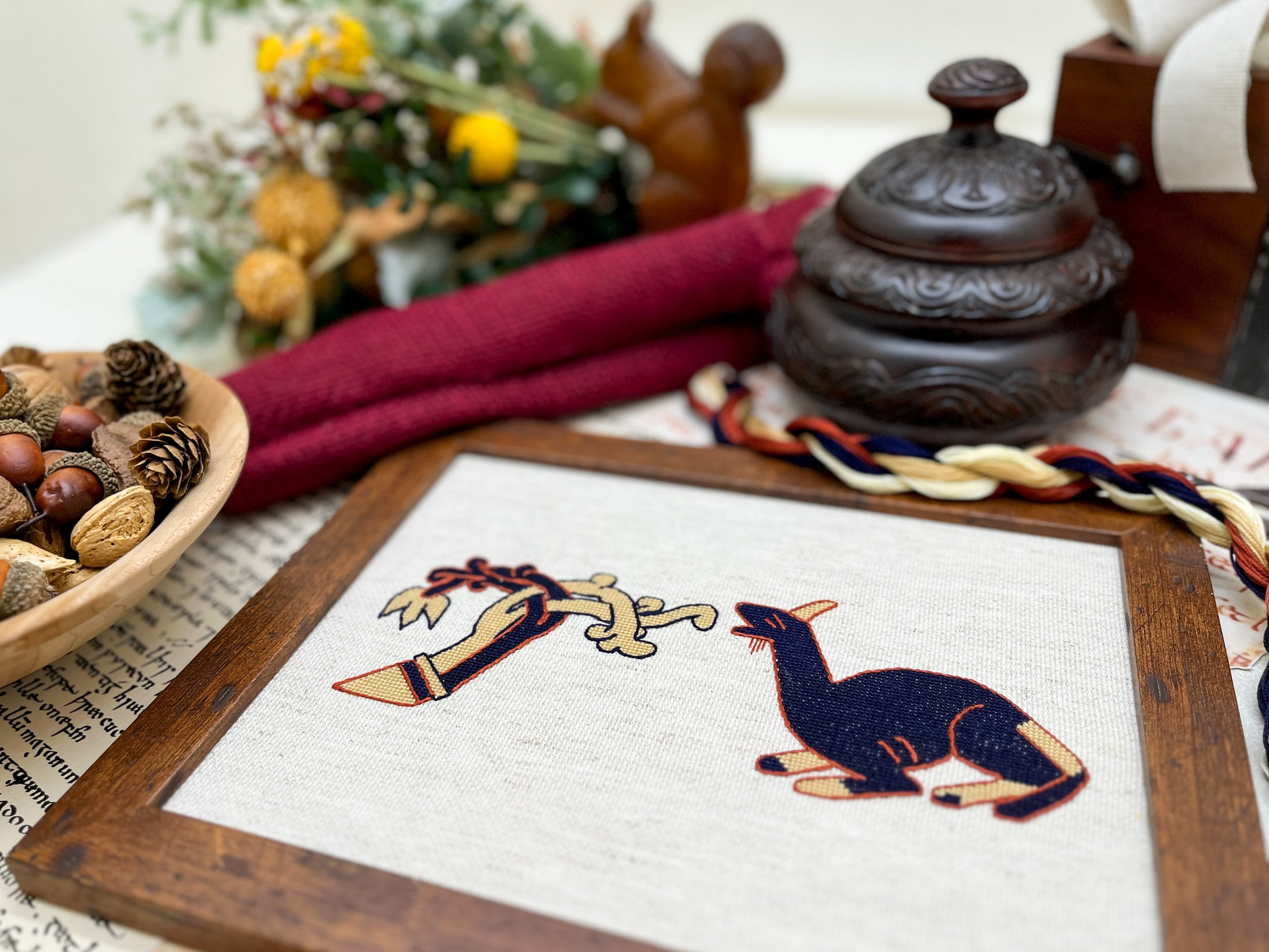Bayeux Tapestry Cross Stitch Pattern: Goat and Tree | PDF Instant ...