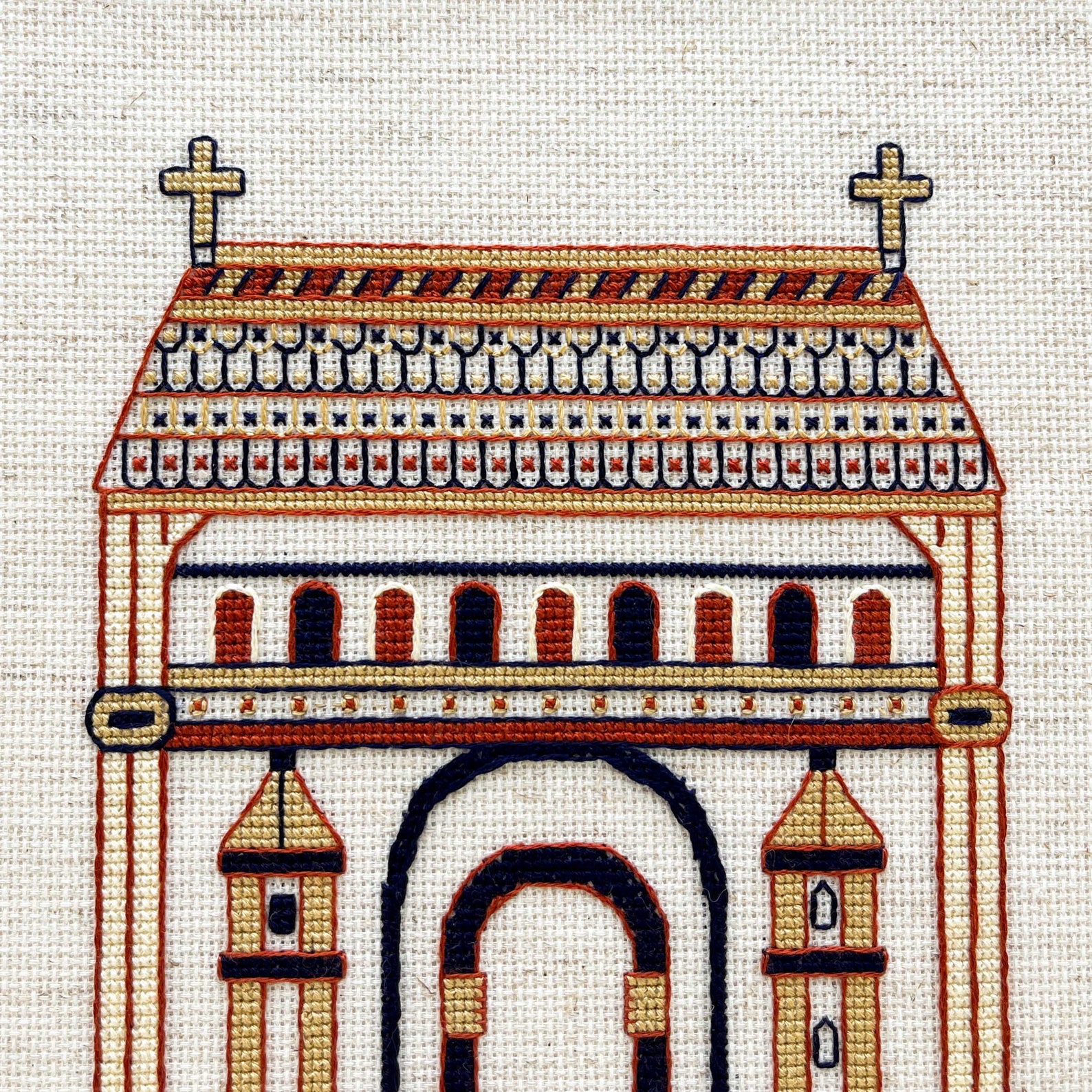 Bayeux Tapestry Cross Stitch Pattern Bosham Church PDF Instant Download ...