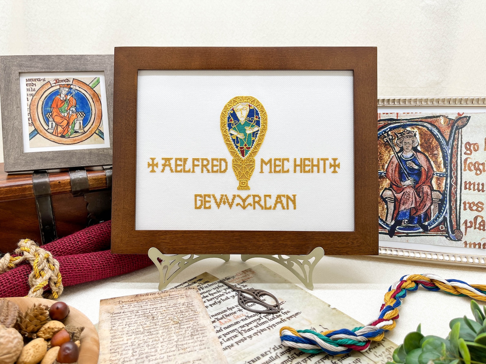 Alfred Jewel Cross Stitch Pattern | PDF Instant Download | Unique Gift ...