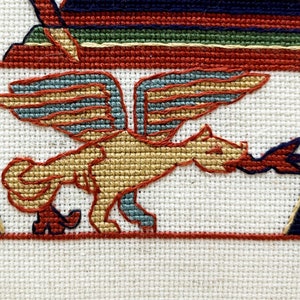 Bayeux Tapestry Cross Stitch Pattern: Aelfgyva and Cleric | PDF Instant ...
