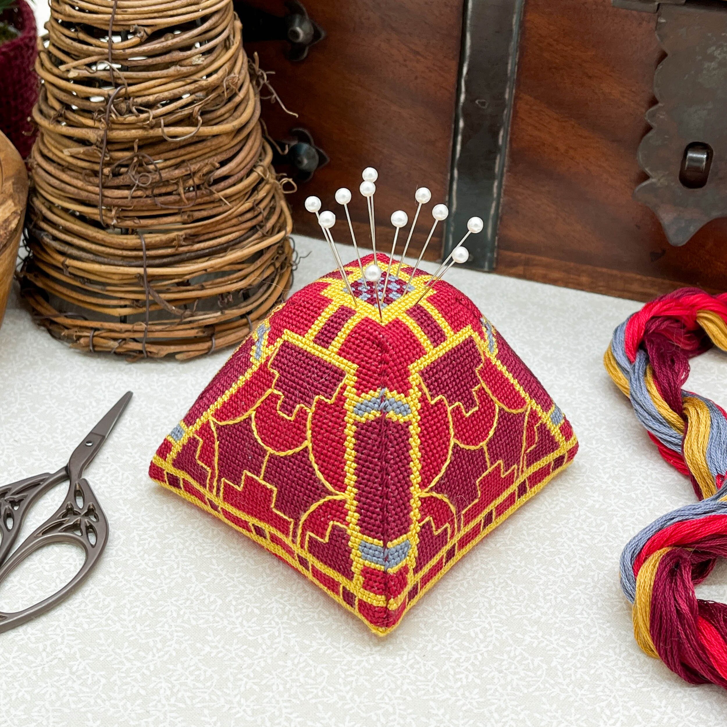 Sutton Hoo Pincushion Cross Stitch Pattern | PDF Instant Download | for ...