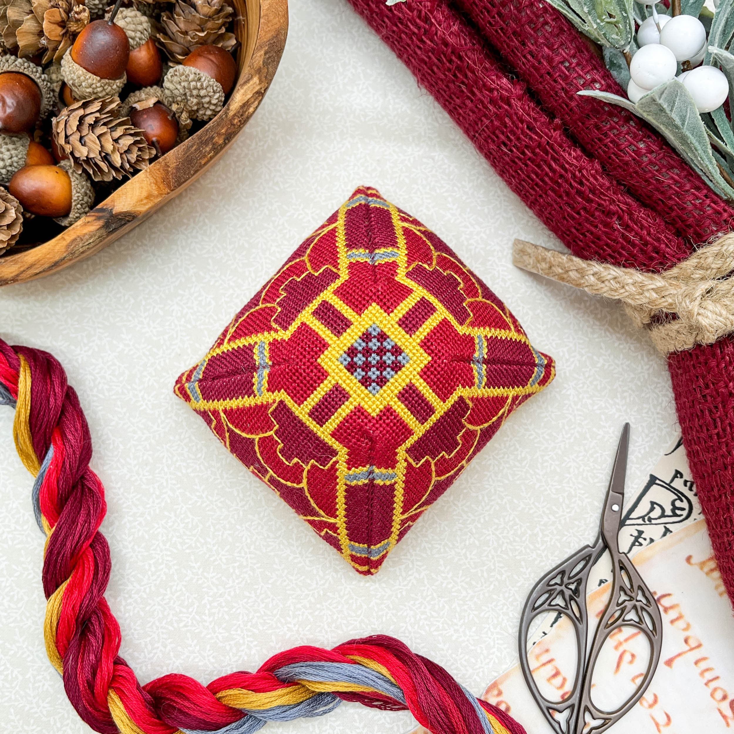 Sutton Hoo Pincushion Cross Stitch Pattern PDF Instant Download for ...