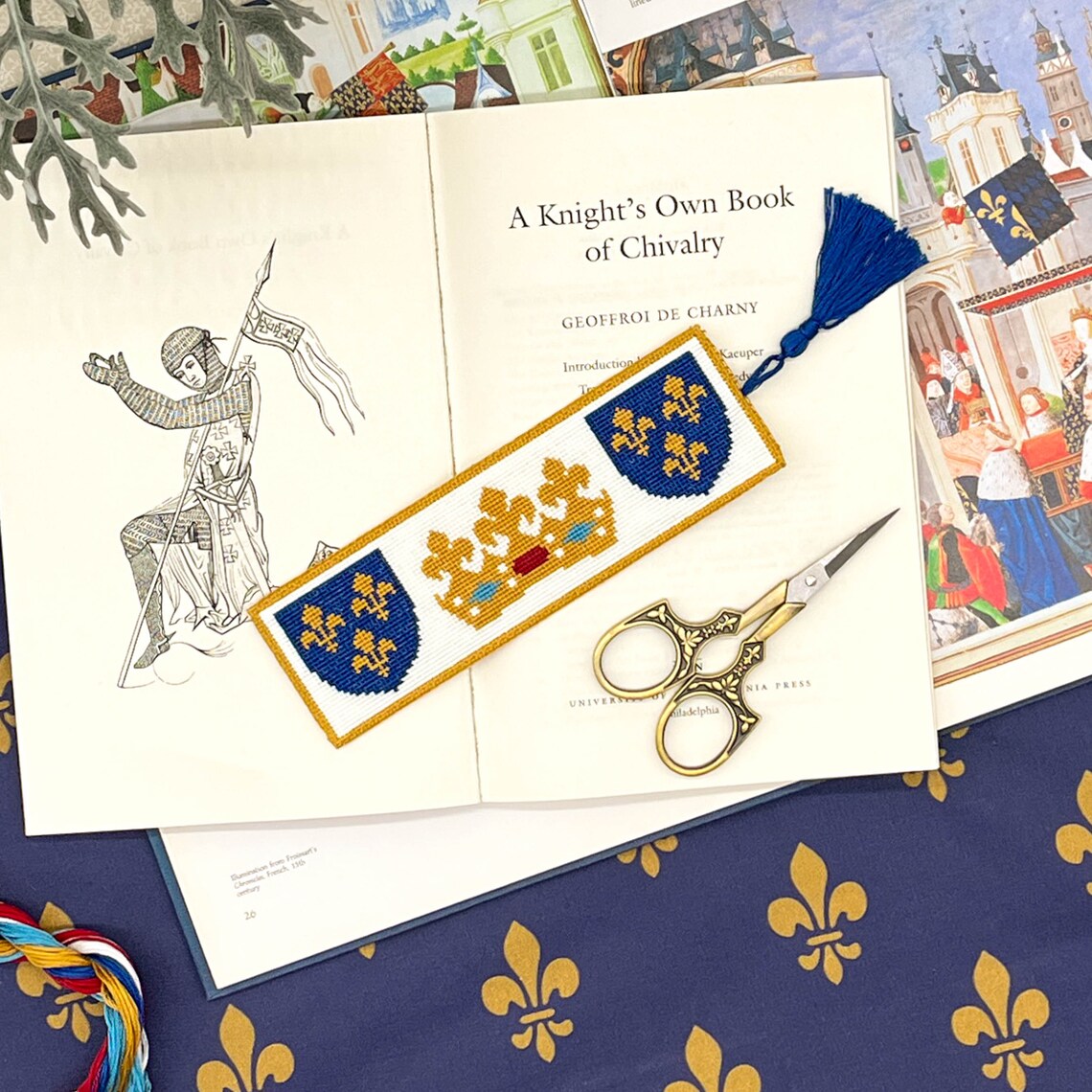House of Valois Bookmark Cross Stitch Pattern | PDF Instant Download ...