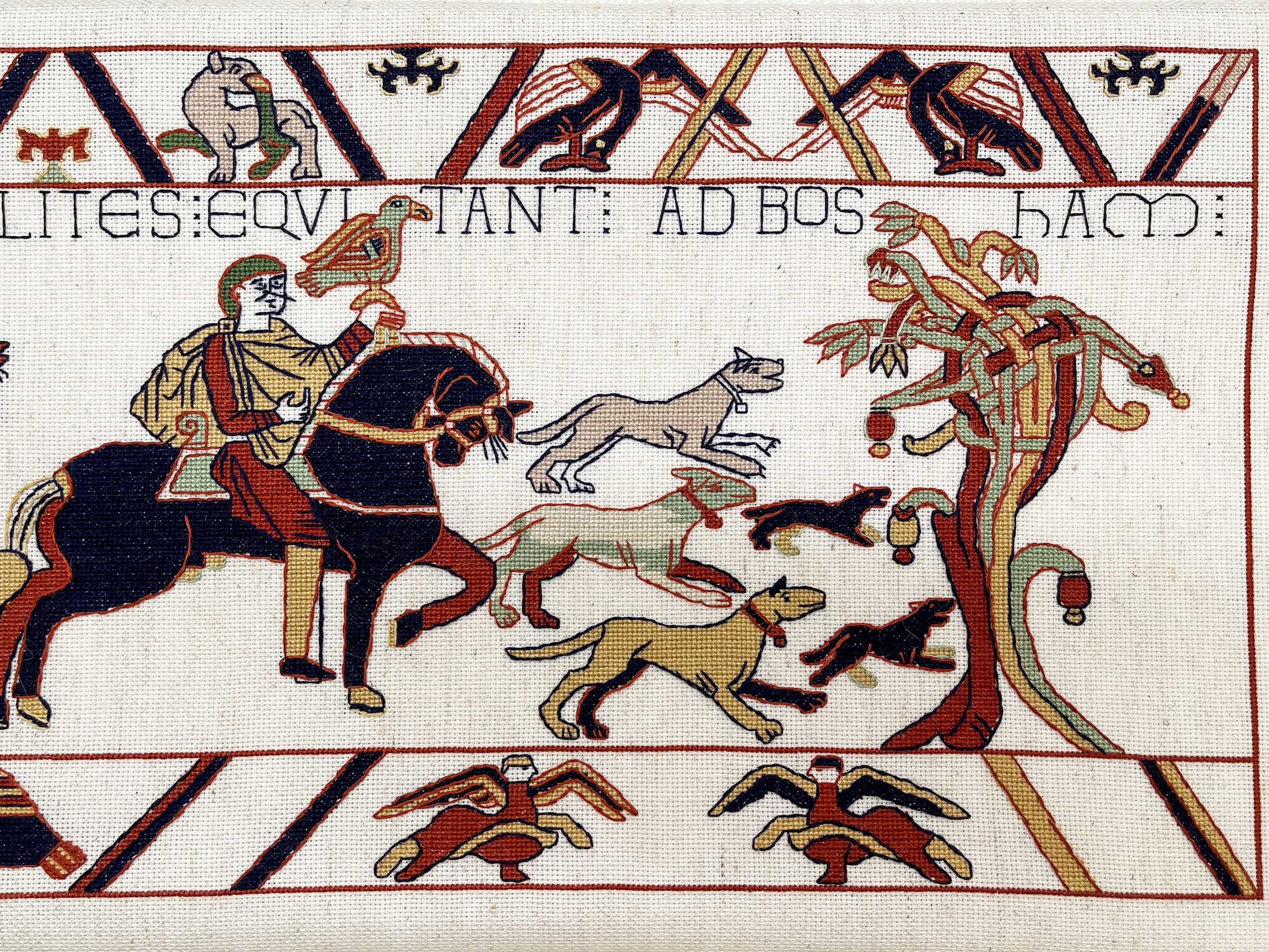 Bayeux Tapestry Cross Stitch Pattern: Harold Godwinson’s Entourage ...