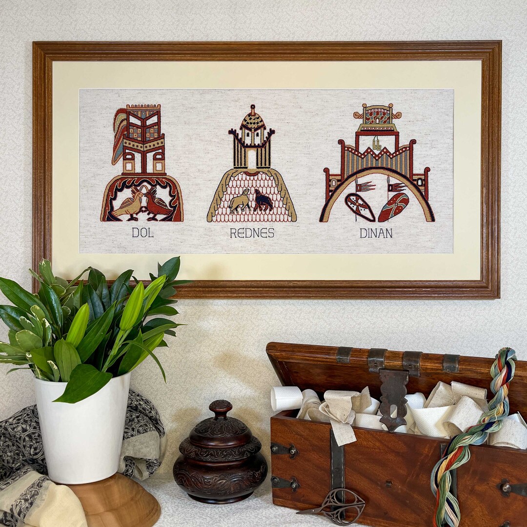 Bayeux Tapestry Cross Stitch Pattern: Brittany Towns | PDF Instant ...