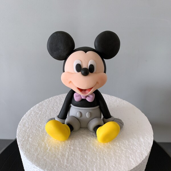 Mickey Mouse Fondant Cake Topper - Etsy