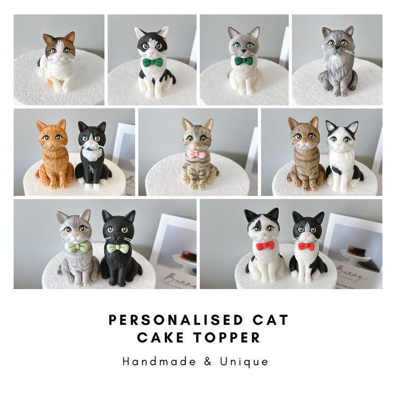 Fondant Cats - Etsy