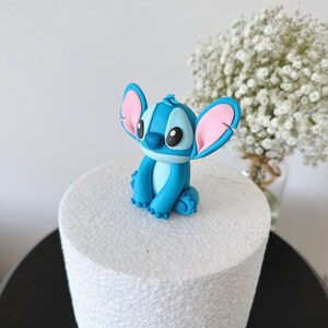 Stitch and Angel Fondant Cake Topper - Etsy UK