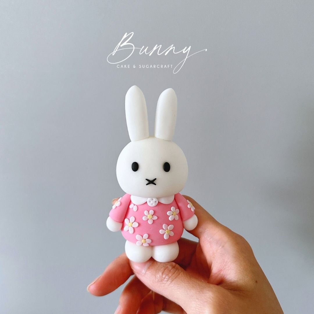 Miffy Fondant Cake Topper - Etsy