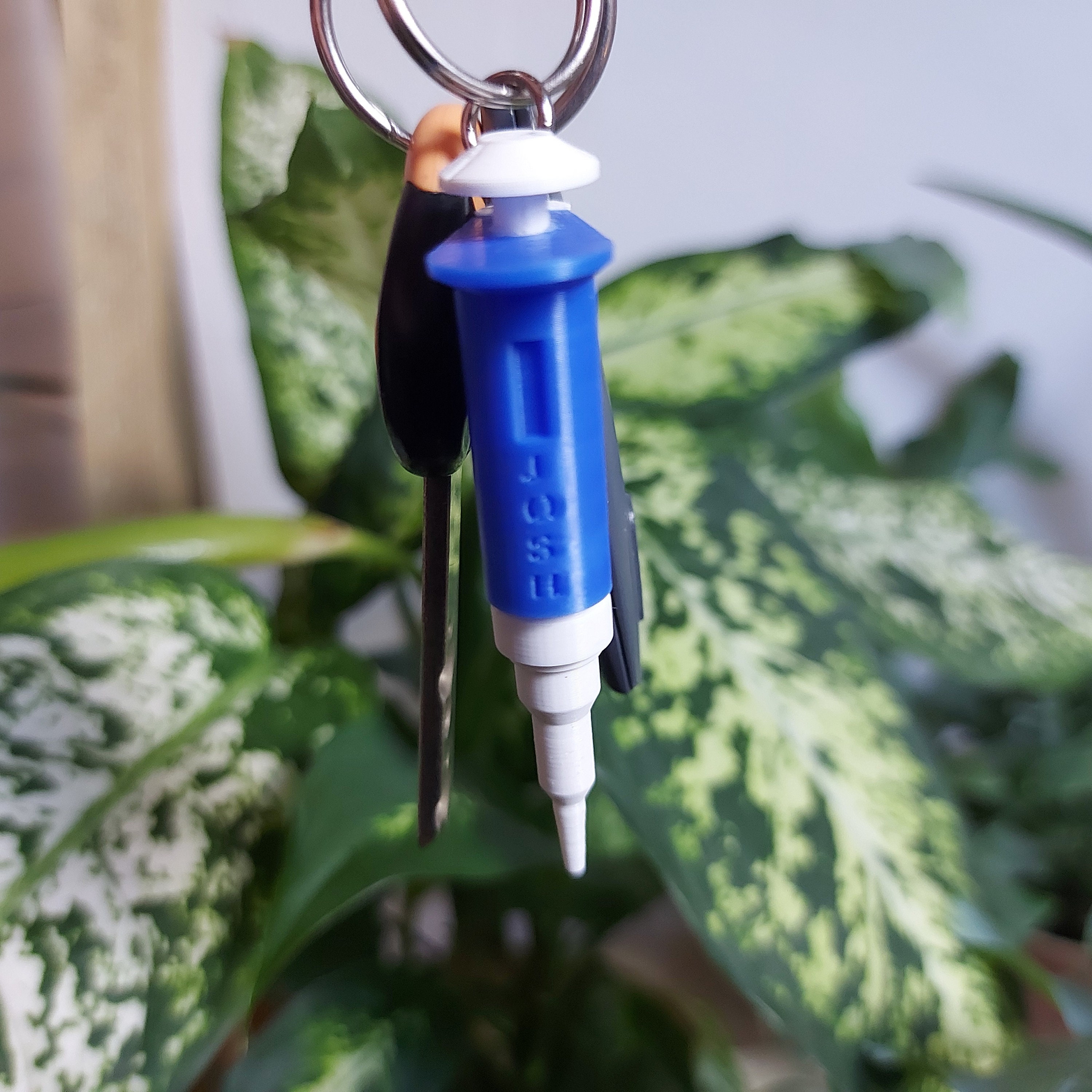 Pipette Keychain With Personalisation Science Keyring - Etsy