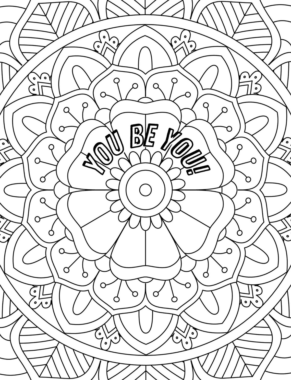 Mandala Me Motivated V. 1 Positive Affirmation & - Etsy