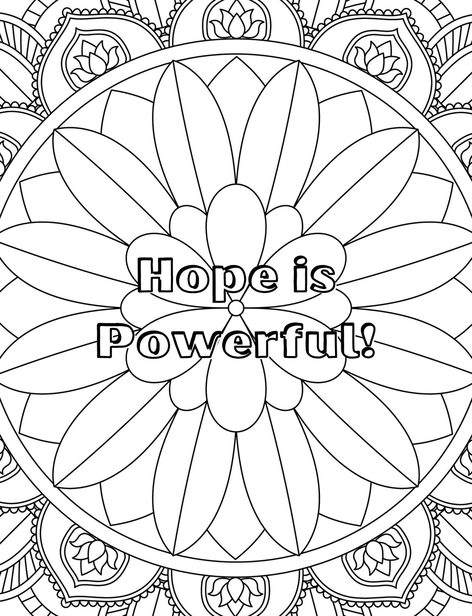 Mandala Me Motivated V. 1 Positive Affirmation & - Etsy