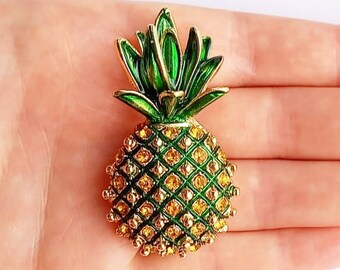 Pineapple Brooch | Etsy