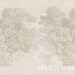 Muted Trees Wallpaper, Woodland Mural, Tree Painting, Muted Green ...