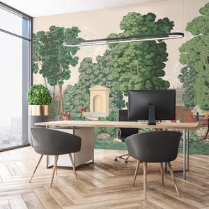 Fox Hunt Mural Wallpaper: Vintage Horse Chase, Peel and Stick - Etsy