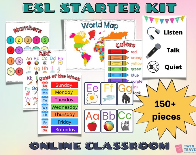 Fun Classroom Props for Teaching English Online | Teaching ESL Online ...