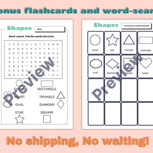 1st Grade Worksheets on Shapes | PDF English Shape First Grade ...