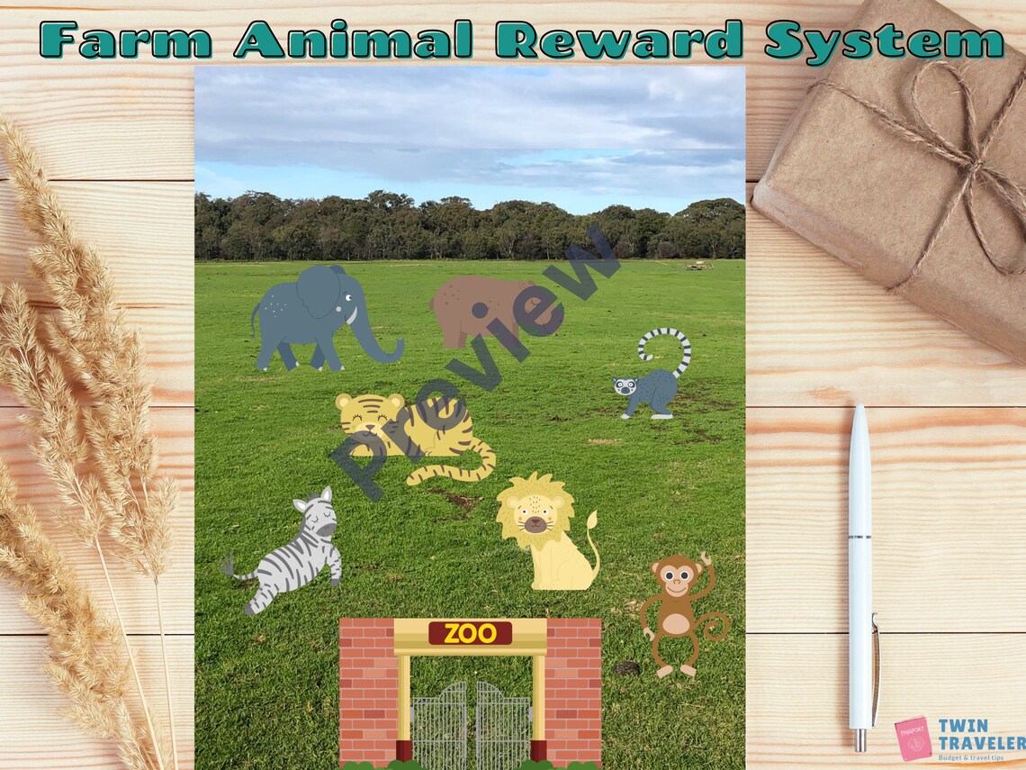 ESL Reward Systems - Animals | Online Teaching Classroom Props and ...
