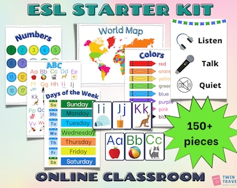 Greetings and Icebreakers for Online ESL: PRINTABLE - Etsy