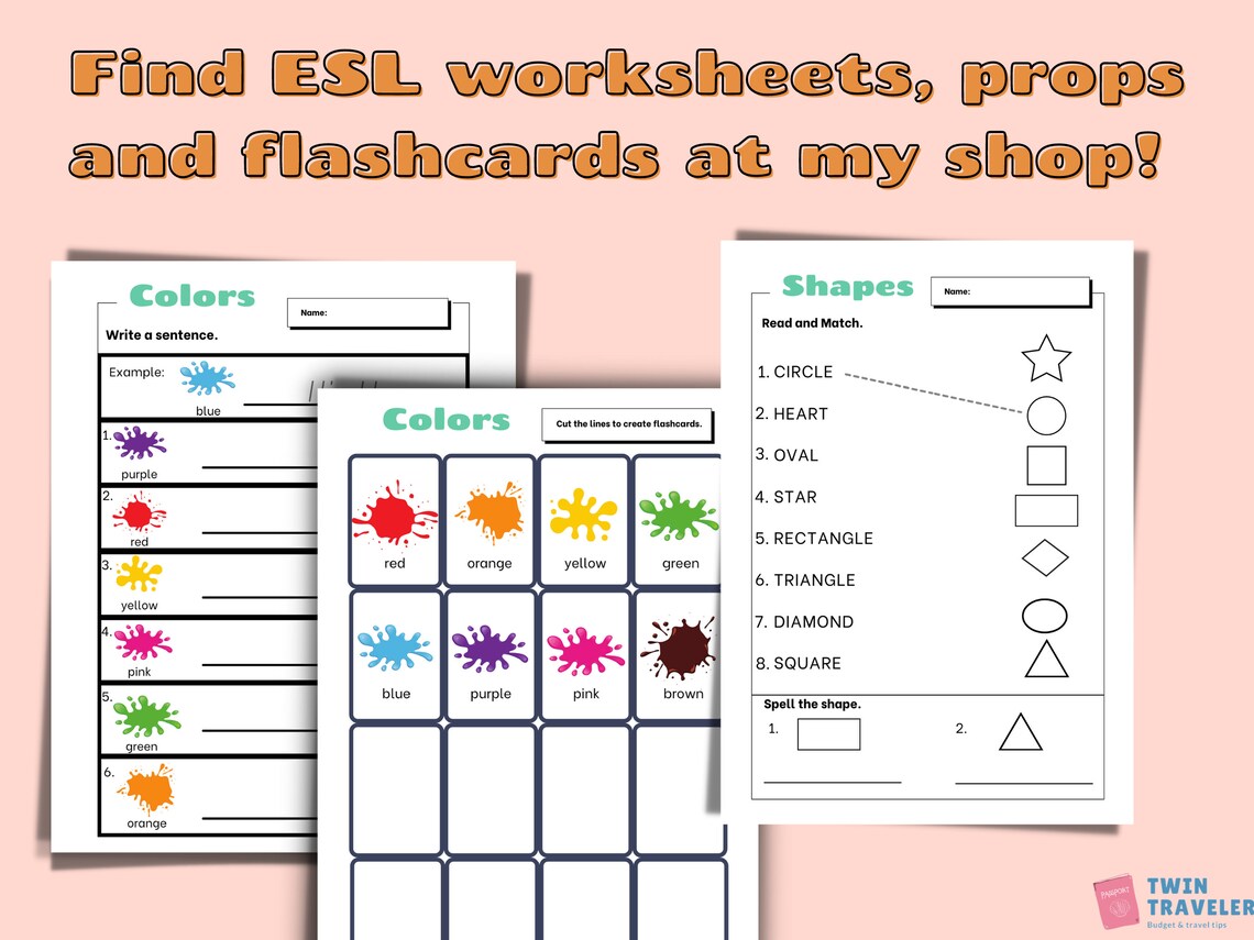 1st Grade Worksheets School Supplies PDF English School Objects First ...