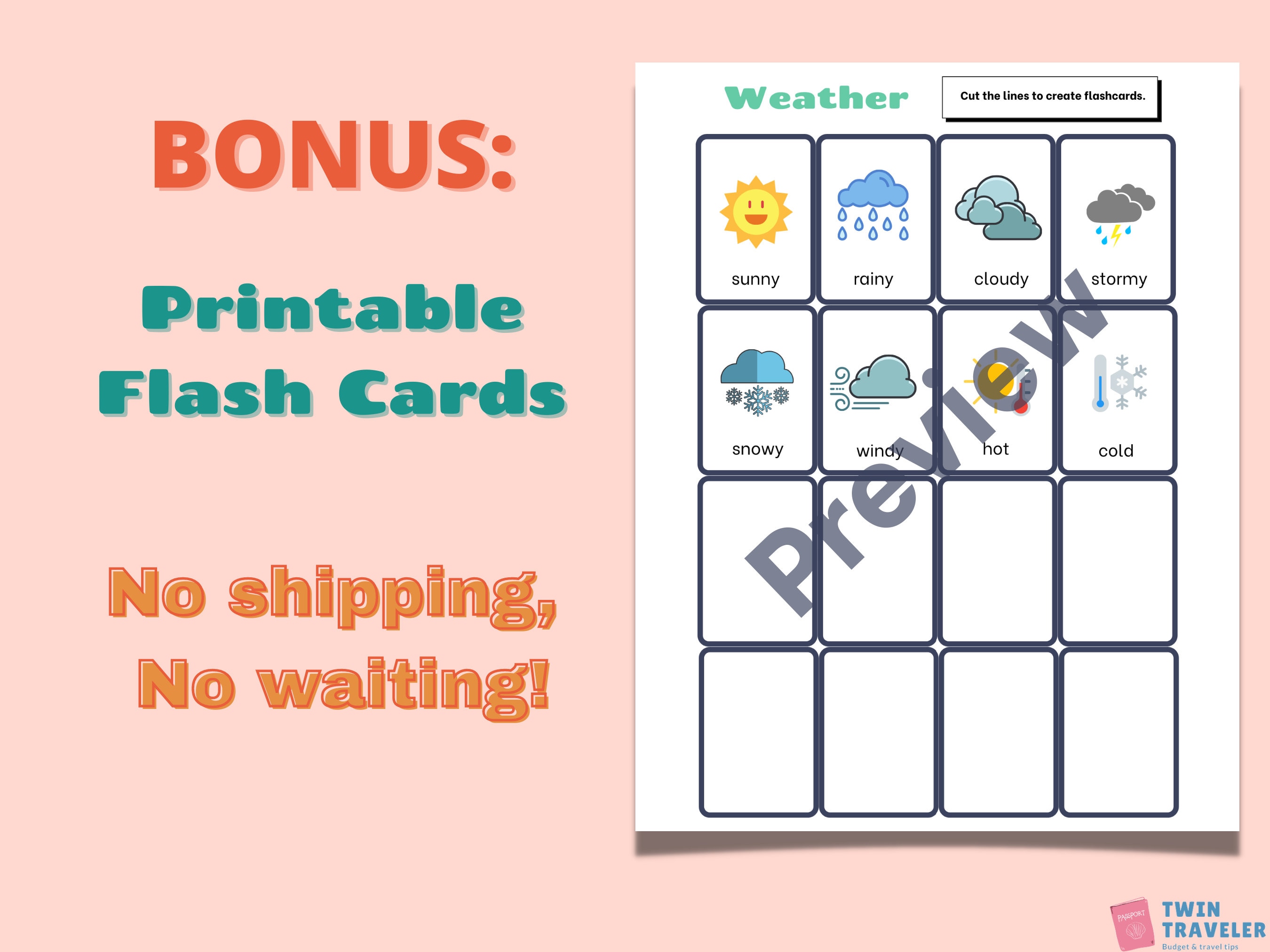 First Grade Printable Worksheets on Weather | PDF English Weather First ...