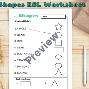 1st Grade Worksheets on Shapes | PDF English Shape First Grade ...