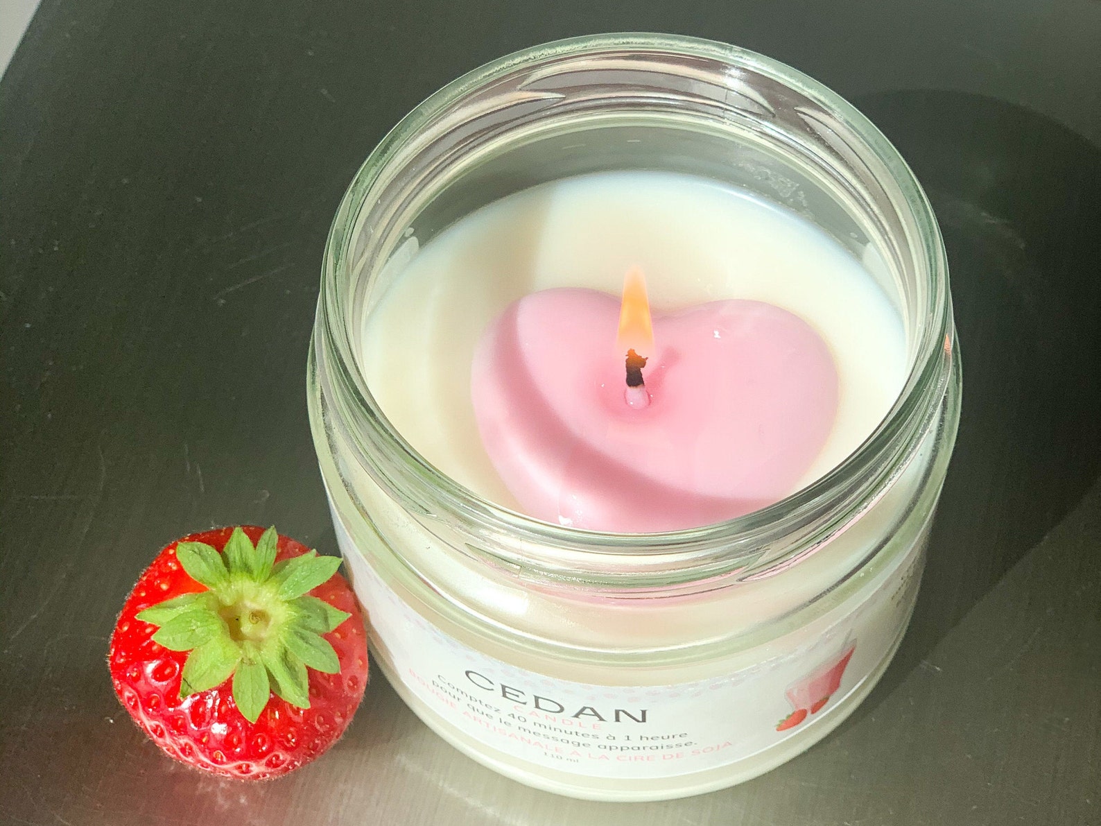 CUSTOM secret message candle | Etsy