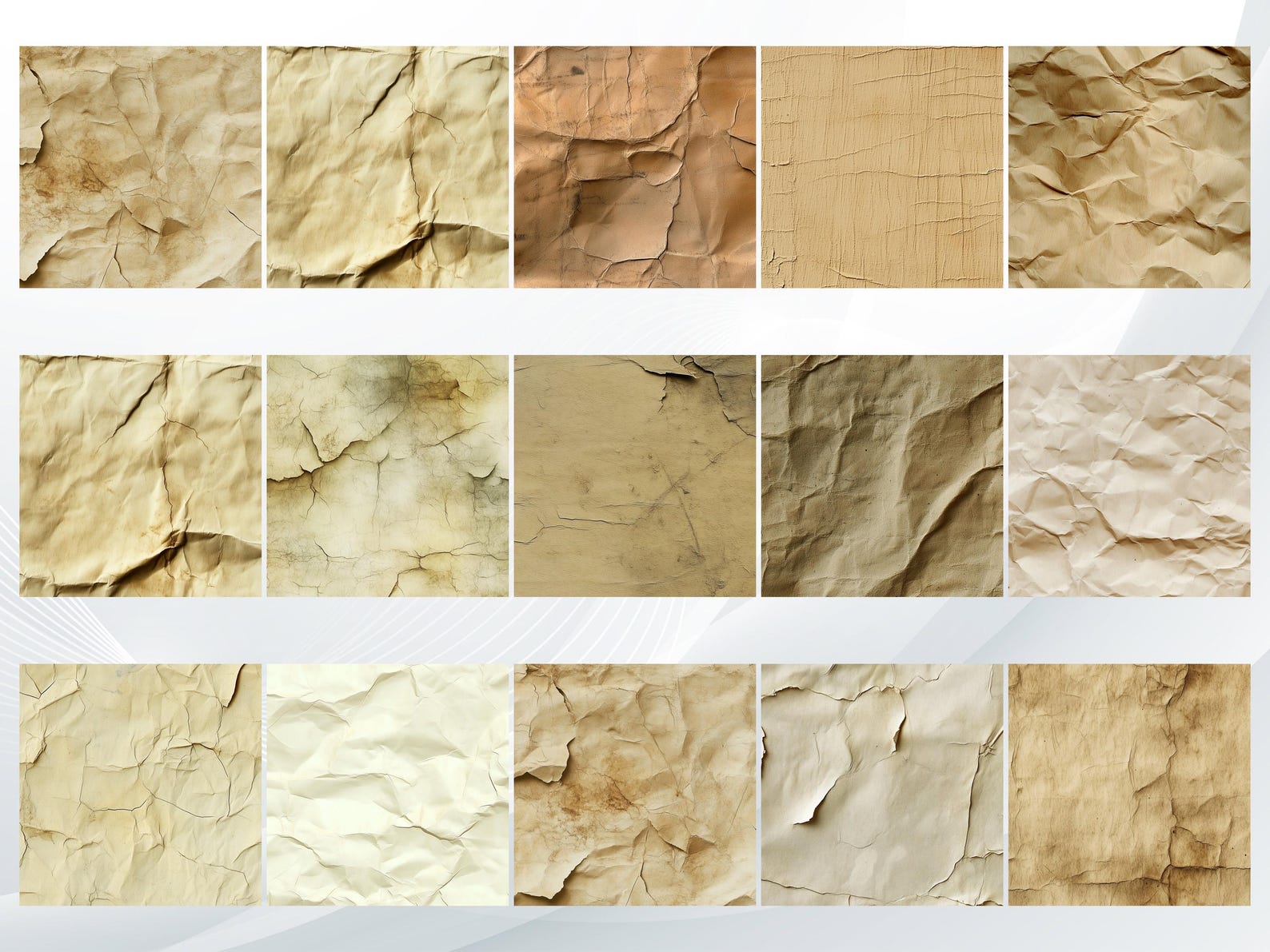 Seamless Old Paper Texture Pack – 30 JPG Patterns in 3000x3000 Px ...