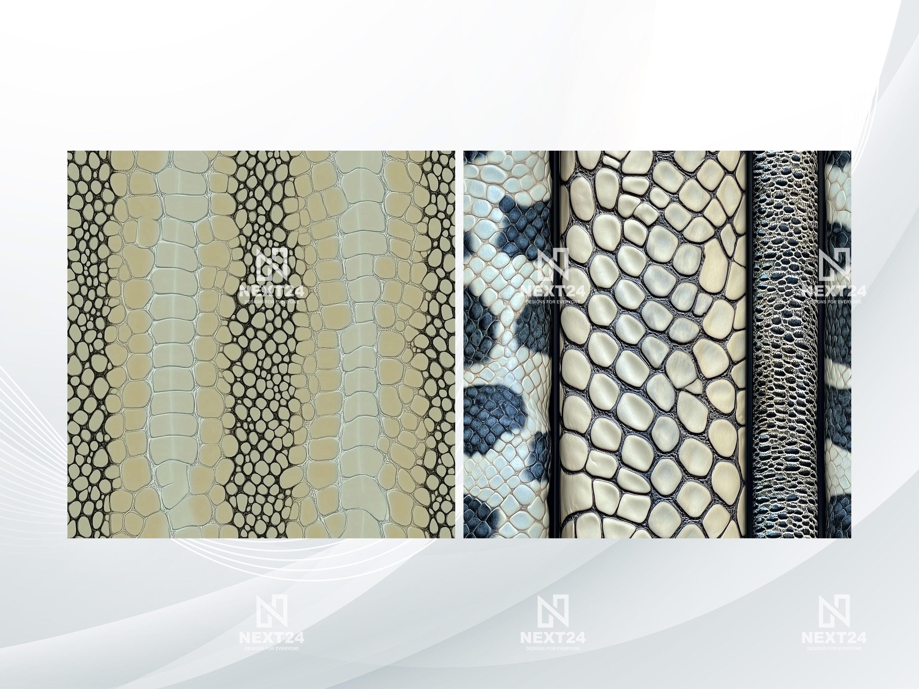 20 Realistic Snake Skin Seamless Patterns – 3000x3000 Px, 300 DPI ...