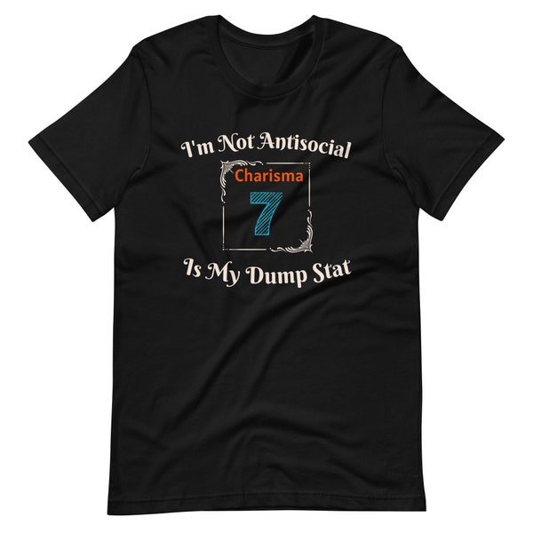 Low Charisma Shirt - Etsy