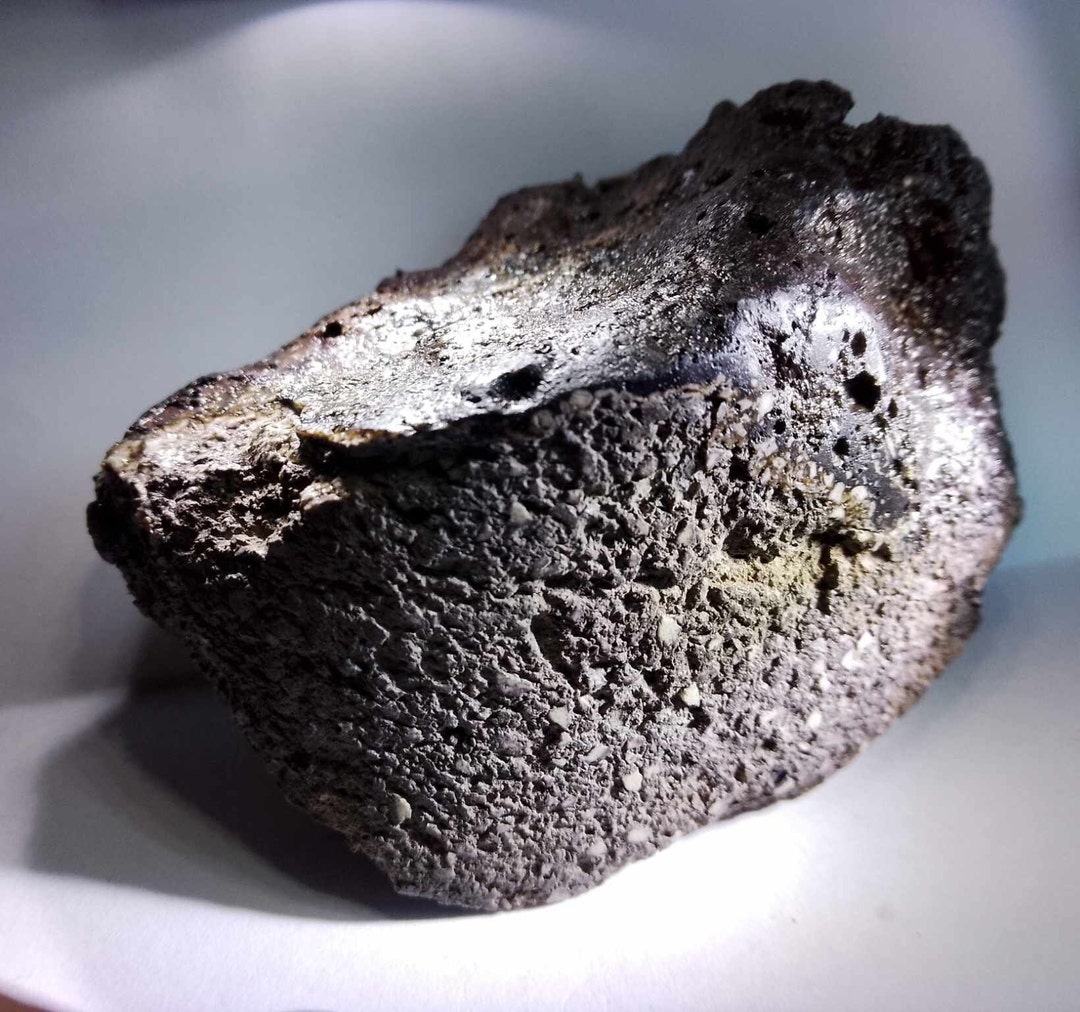 Superb and Unique Fragment of Lunar Regolith Meteorite Impact Fusion ...