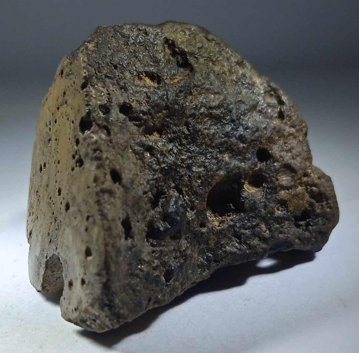 Meteorite Achondrite Lunar Basalt Vesicular Ilmenite Rich in Olivine ...