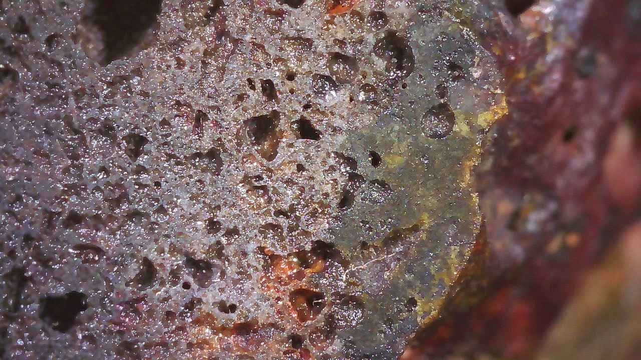 Superb Regolith Breccia Meteorite Lunar Ground With Vitrified Vesicular ...