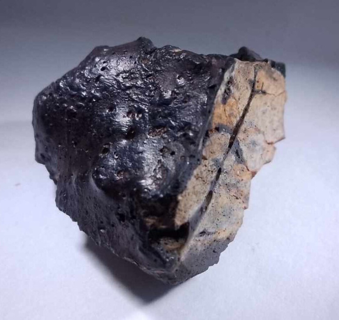 Superb Fragment of Lunar Impactite Meteorite Fragmentary Feldspar ...
