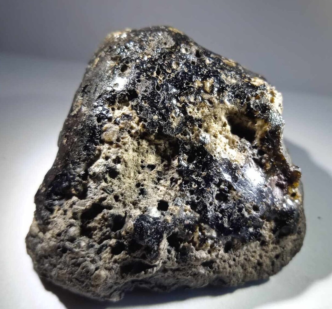 Superb Fragment of Lunar Regolith Impact Breccia Meteorite With ...