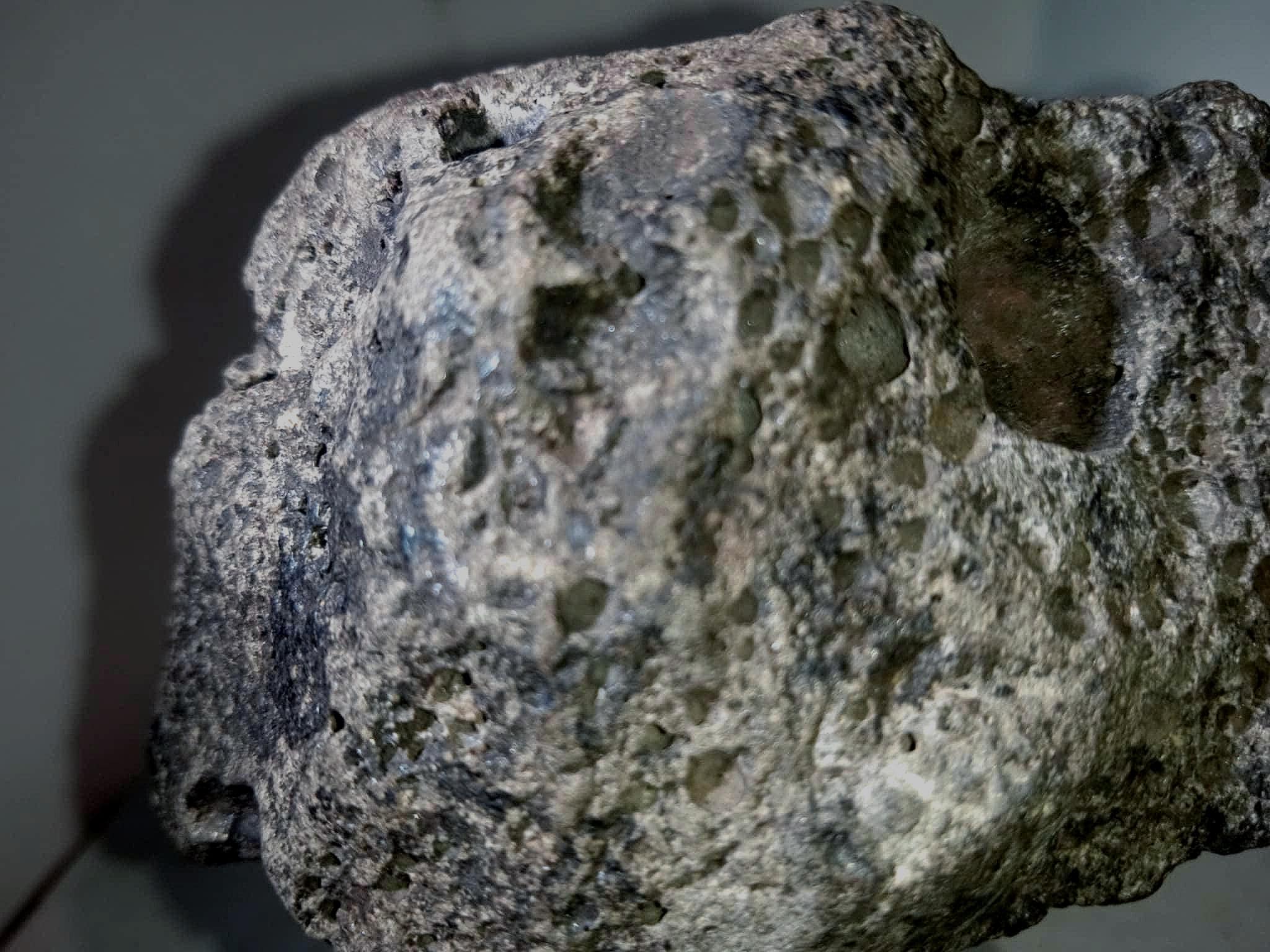 Large Achondrite Meteorite, Lunar Basalt, Crystalline Vesicular, Rich ...