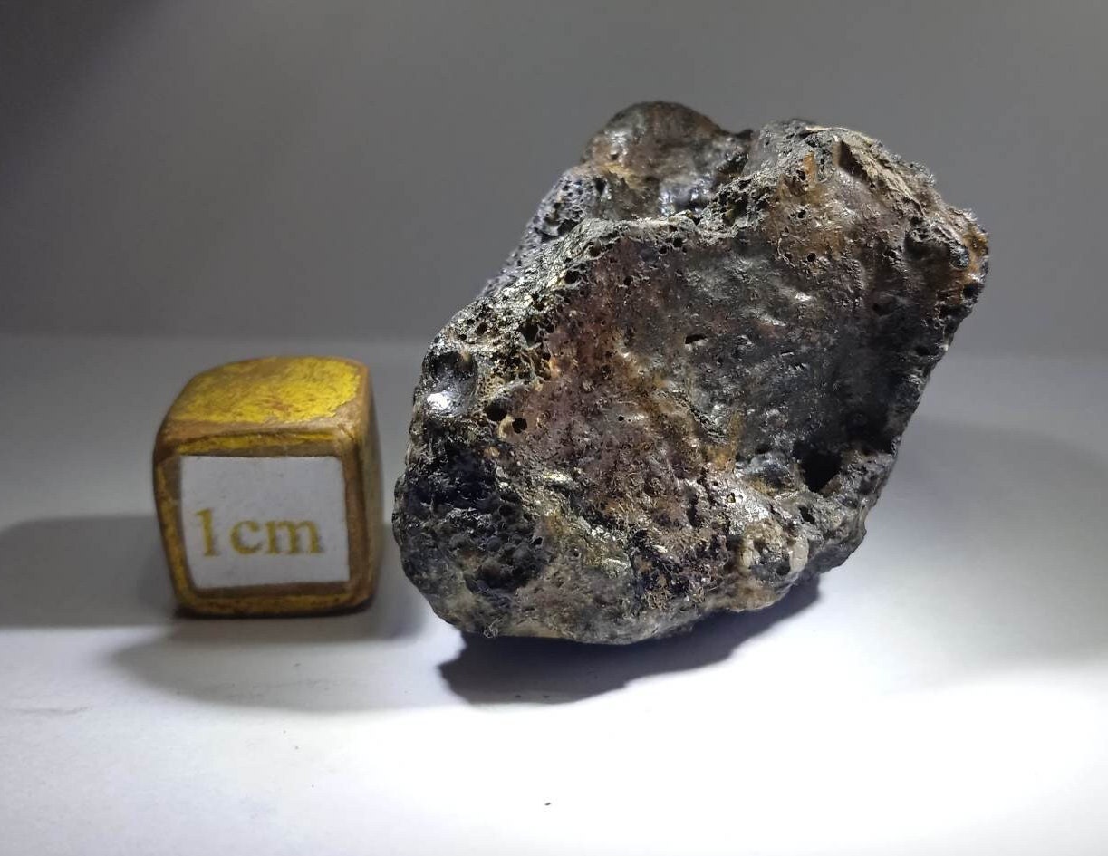 Superb Regolith Breccia Lunar Meteorite With Fe/ni-rich Vitrified ...